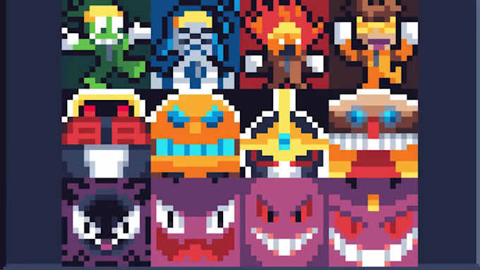 Create custom pixel art animation, sprite sheets, and animated sprites