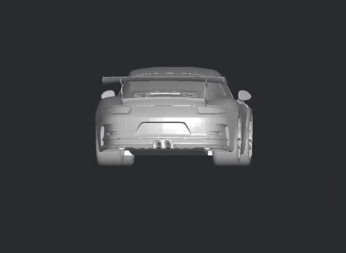 Model 3d car, pbr texture