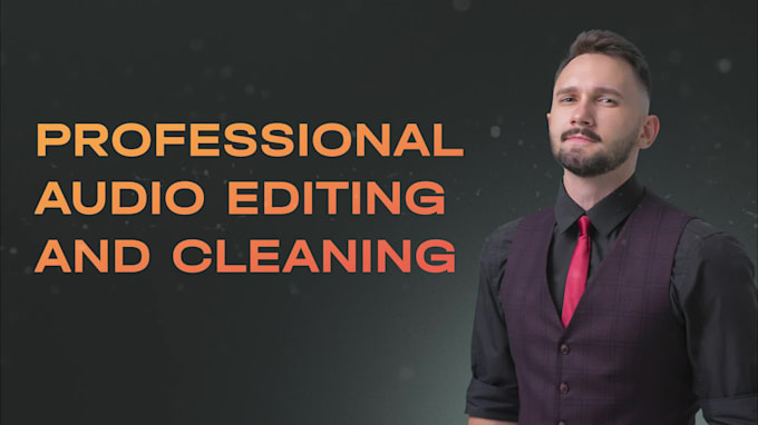 Clean, edit, fix and convert your audio file by Soundrevolt | Fiverr