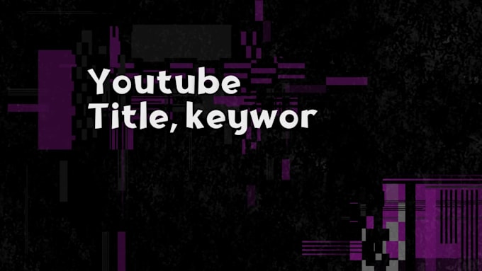 Do youtube video seo keywords, title, tags, and description by ...