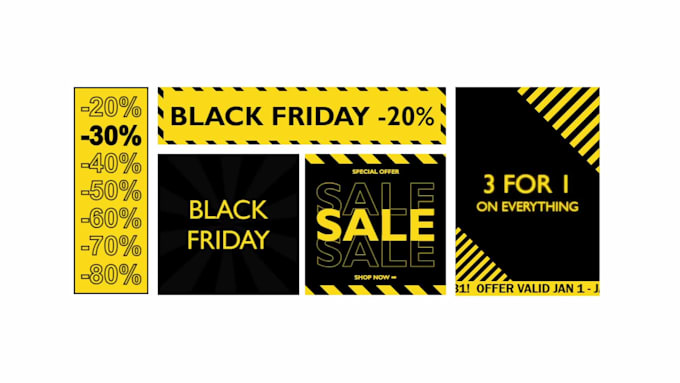 Create an animated banner for your website by Tomikjetu | Fiverr