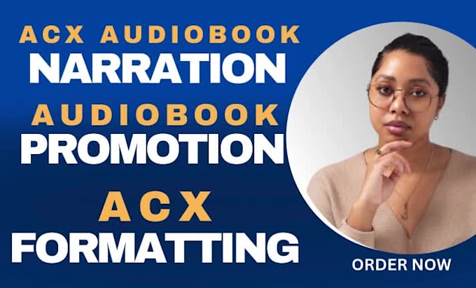 Acx narration, acx cover design, acx formatting, acx promotion, acx ...