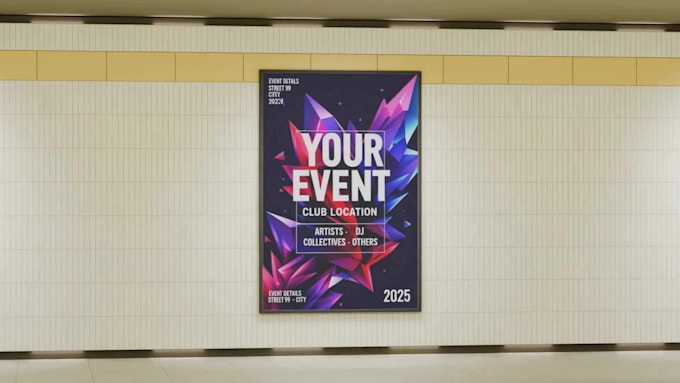 Design modern techno, rave party poster and flyers by Thomas_rabeau ...