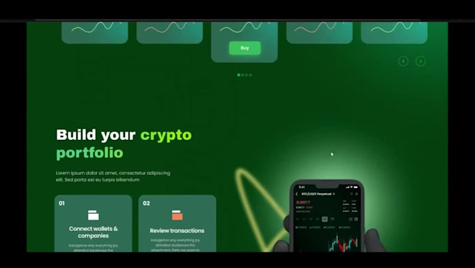 Design your crypto dashboard and complete screens for crypto web app by Rohith_r_31 | Fiverr
