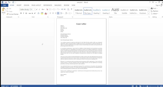 Write a professional and tailored cover letter that gets you interviews ...