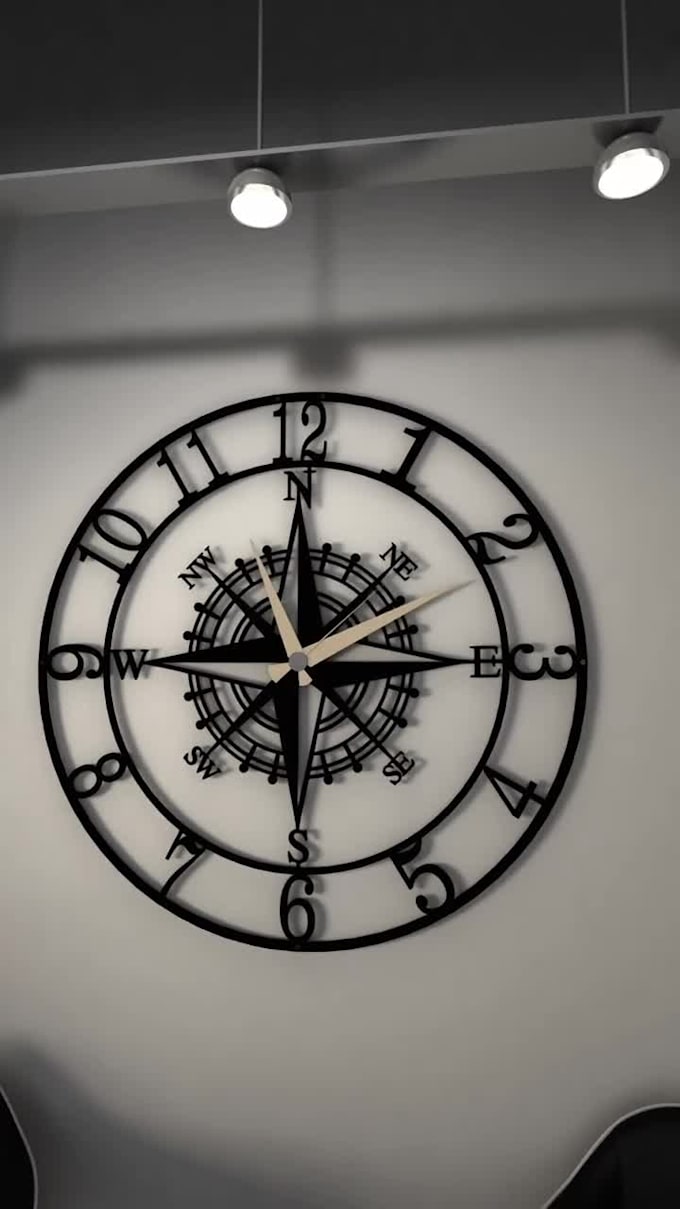 Design your home watches personalized in arabic calligraphy by ...