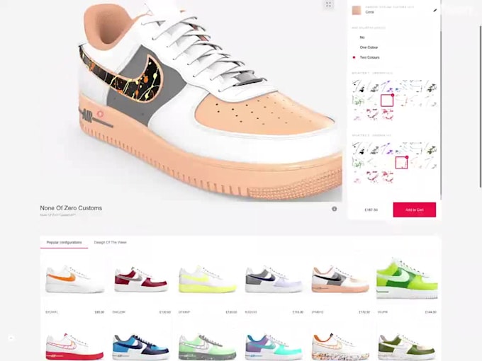 Create 2d 3d product configurator website, web motion ui, three js web ...