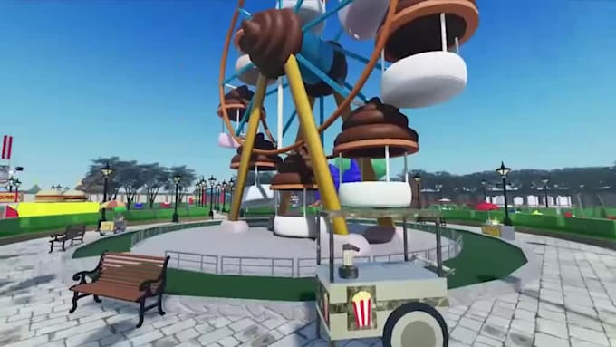 Design realistic map, 3d environment, asset, model, in roblox studio or ...