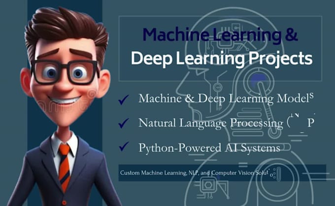 Build python machine learning ml deep learning, nlp, and computer vision project by Harryarthur ...