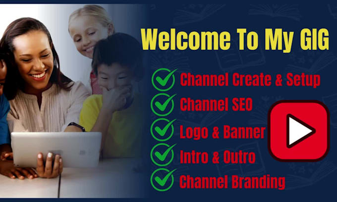 Do youtube channel create, design and setup professionally by ...