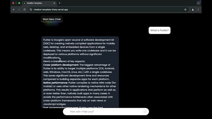 Develop An Ai Chatbot Using Nextjs For Your Website By Ashirshaikhdev
