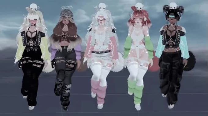 Create vrc model, vrchat avatar, vr avatar furry avatar, nsfw, 3d ...