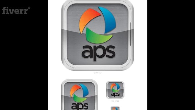 Design icons for your apps with frame + logo brand + base styles iphone ...