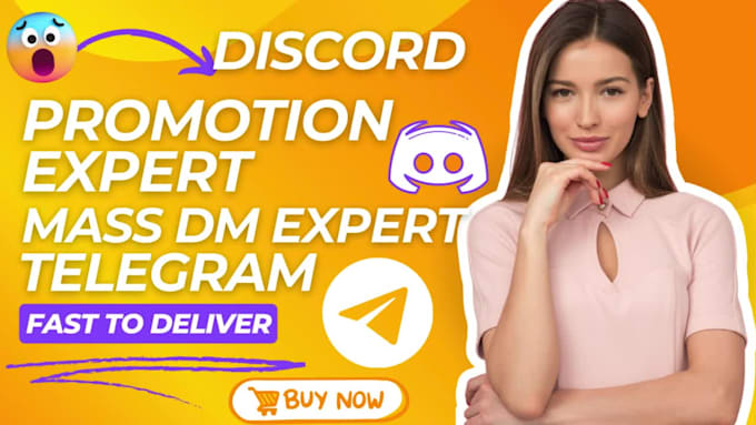 Mass dm promotion discord mass dm discord promotion by Founder_01 | Fiverr