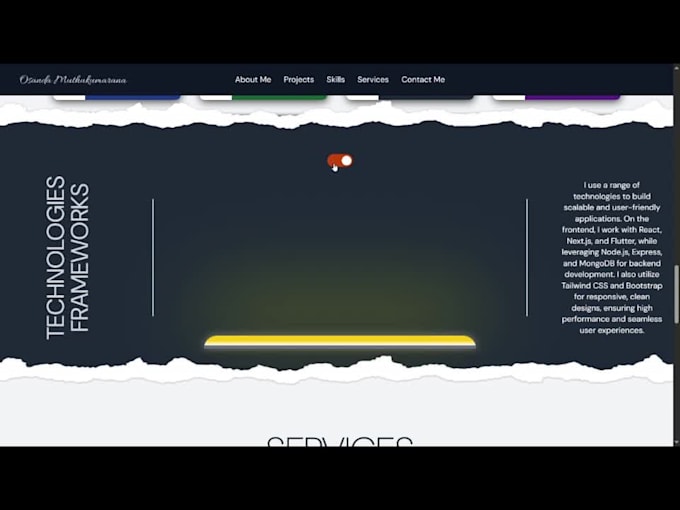 Create personal portfolios for you by Osandam | Fiverr