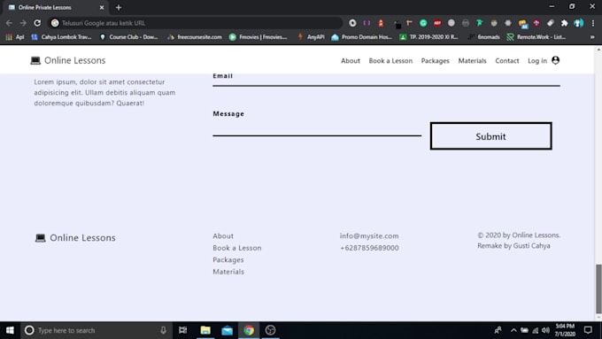 Create outstanding landing page using html, css, javascript by ...