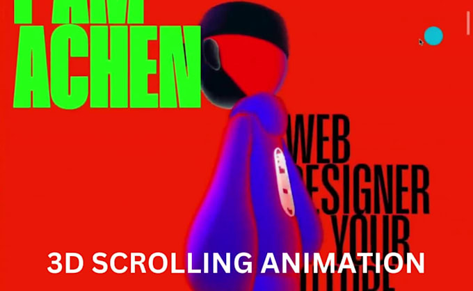 3d webflow website 3d scrolling animation 3d animated website threejs by David_webflow98 | Fiverr
