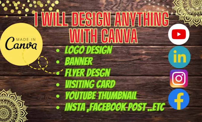 Design anything using canva by Sumaiyanadaf315 | Fiverr