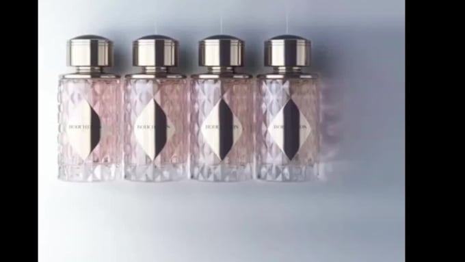 Do 3d perfume video animation, 3d perfume model 3d fragrance 3d bottle ...