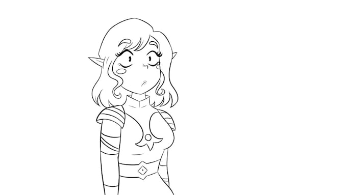 2d traditional animation, frame by frame animation, hand drawn , 2d ...