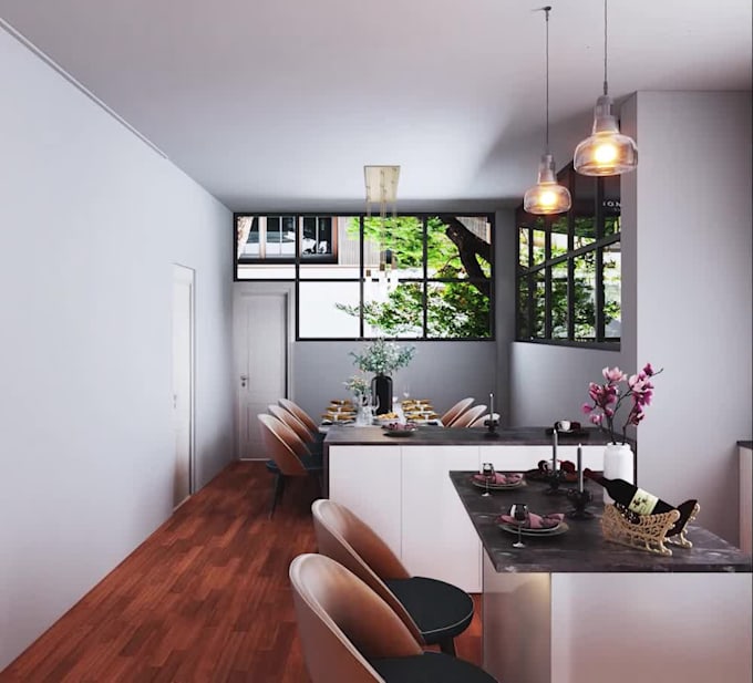 Do 3d modelling, interior design and photorealistic rendering by Ddsolution20 | Fiverr