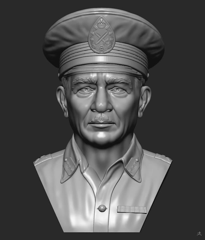 Sculpt realistic 3d head, 3d bust, 3d full body model for printing or ...