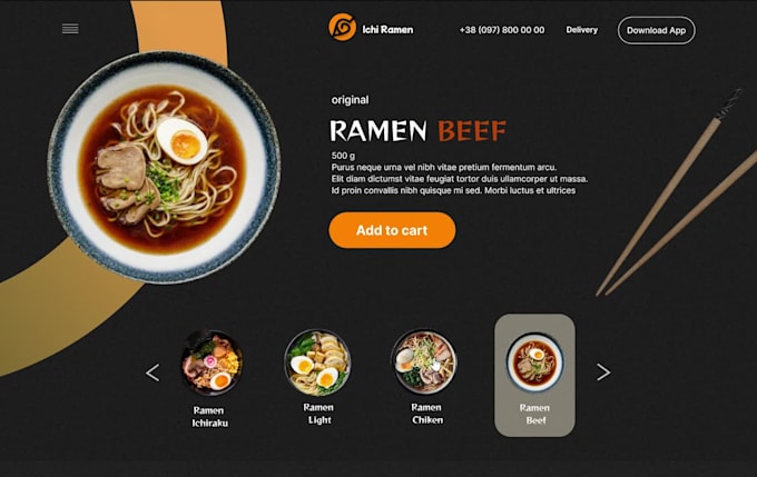 Do tasty ui design with ux components by Veronikalysa | Fiverr