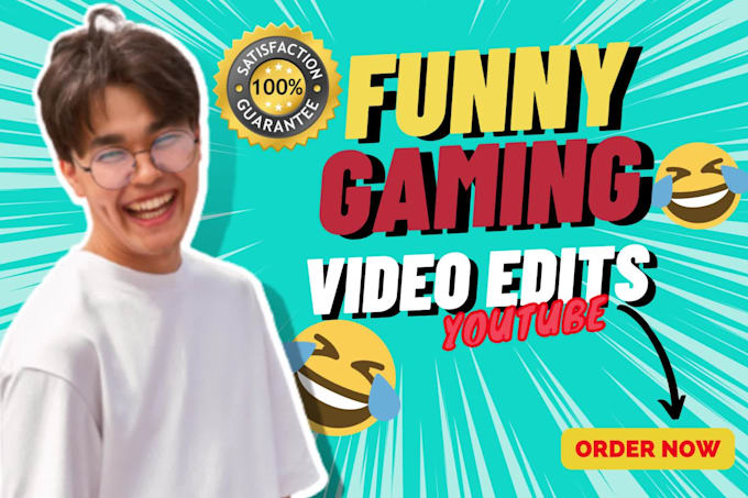 Do funny gaming video editing for your youtube channel by Faady_fi | Fiverr