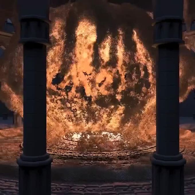 Different range of fx simulation particles, smoke, fluid in houdini by ...