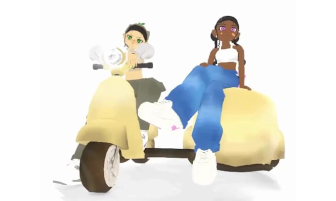 Make psx ps1 ps2 n64 game character retro low poly 3d model and rig by ...