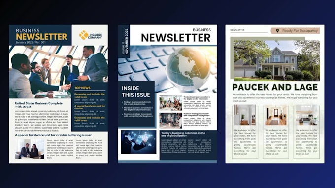 Design flyer, bifold, trifold, gatefold, brochure, poster, booklet by ...