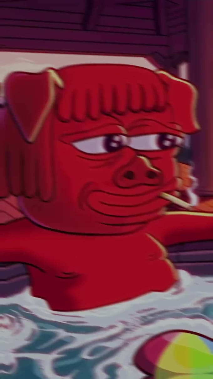 Create funny memecoin animated video crypto meme logo memecoin art 2d ...