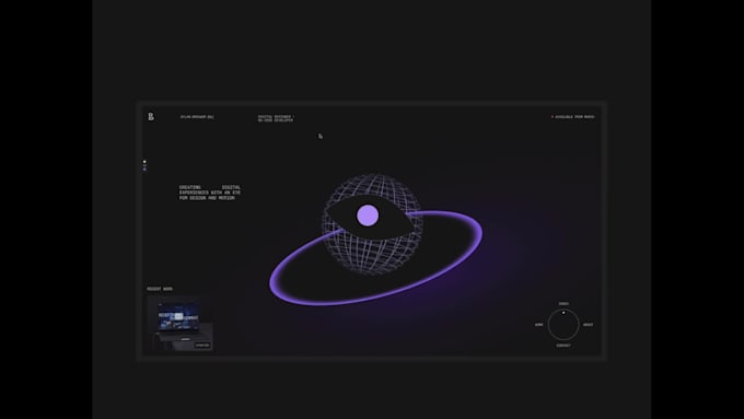 Design 3d Interactive Webflow Web Page With Threejs Spline Gsap R3f React By Tokenquest Fiverr