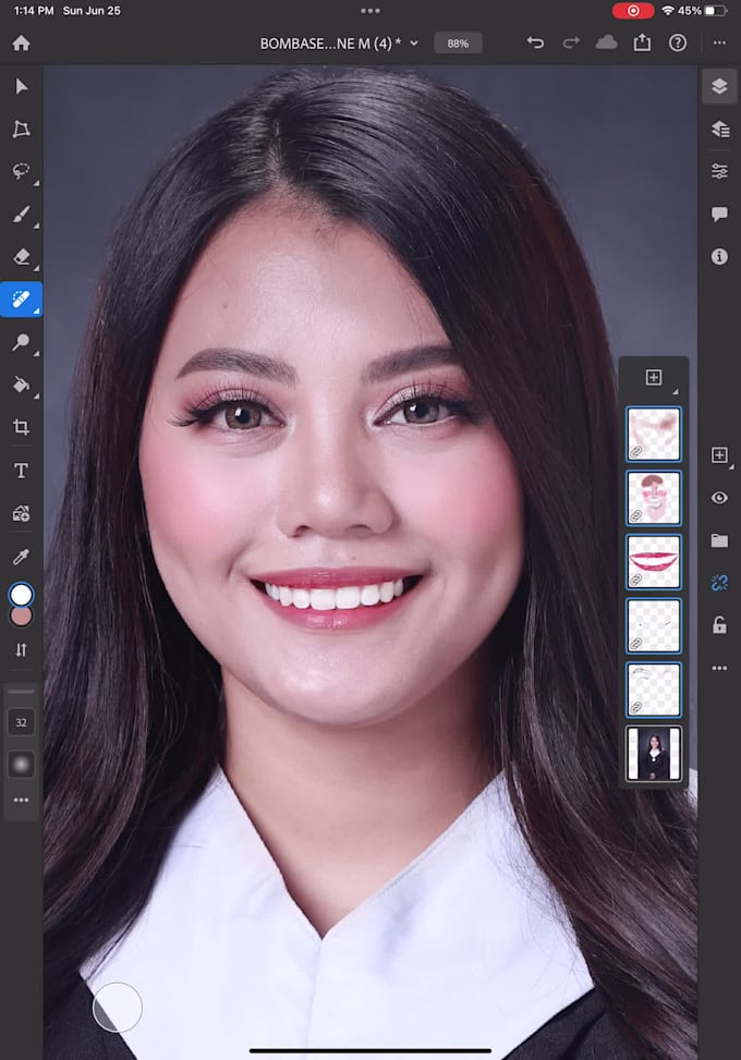 Edit photo for features enhancement and additional makeup by Zoe_lane08 | Fiverr