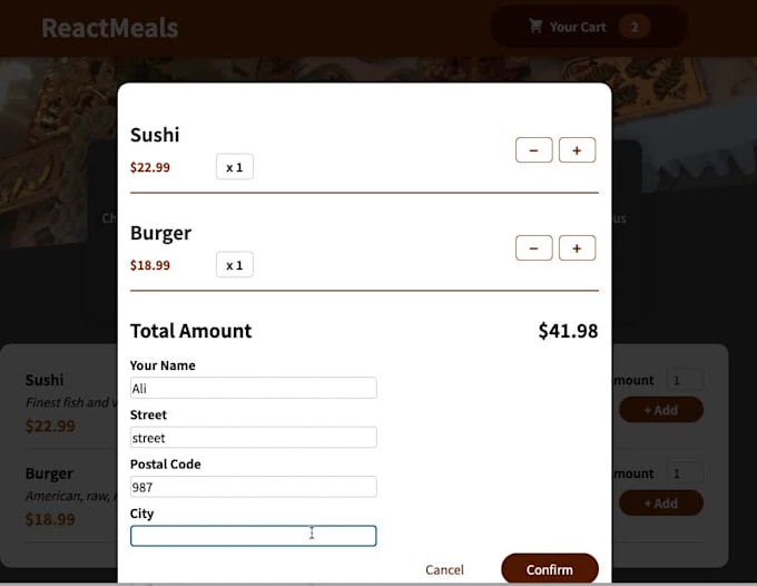 Design react website and backend with node by Zelalezaldeen | Fiverr
