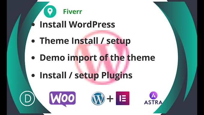 Install wordpress theme plugins and demo import by Dev_titu | Fiverr
