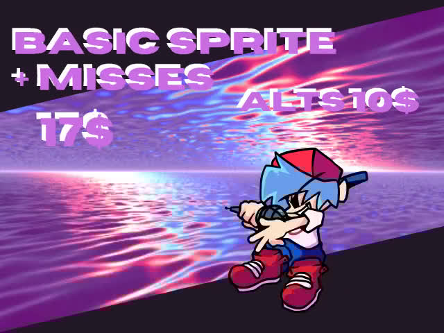 Do friday night funkin sprites by Skibanana_ | Fiverr