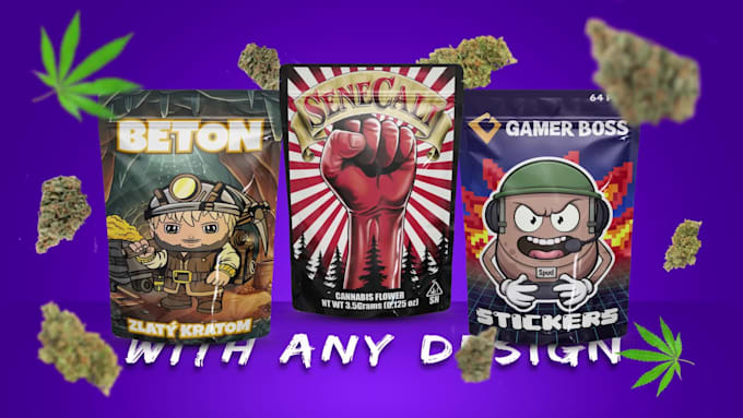 Do cannabis mylar bags, custom shape weed packages, pouch design by ...
