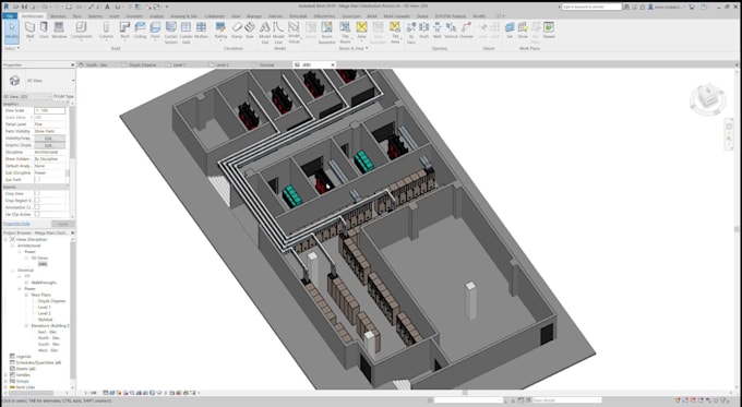 Revit electrical design revit bim modeller dialux by Emreozkan88 | Fiverr