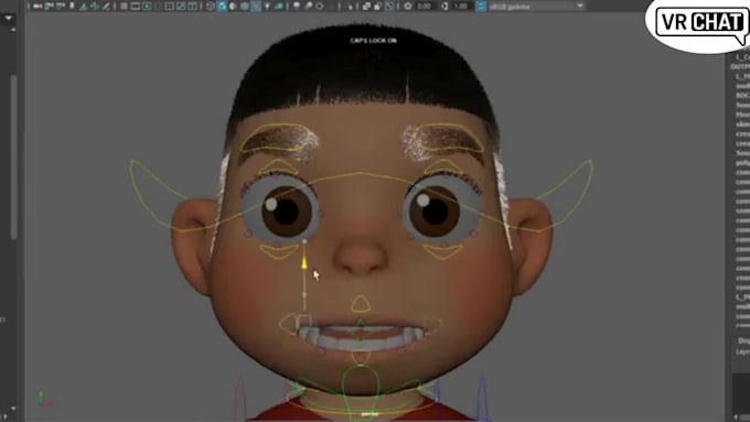 Rig and create 3d character model, vrchat avatar in cinema 4d, blender ...