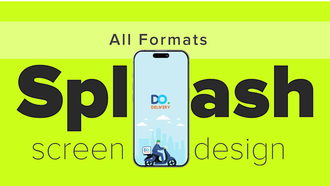 Create animated splash screens, lottie animations in all formats by Talha_farooq1 | Fiverr