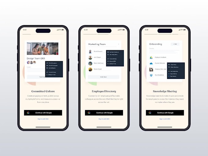 Do mobile app splash or onboarding screen design for android and ios by ...