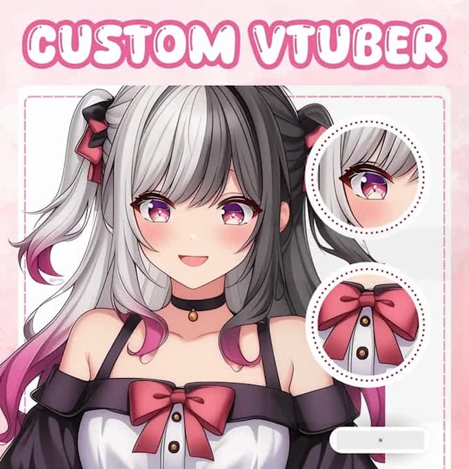 Design live2d model live2d rigging vtuber model streaming avatar twitch ...