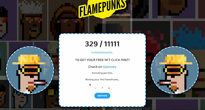 Develop customized nft minting dapp website that is reliable by ...