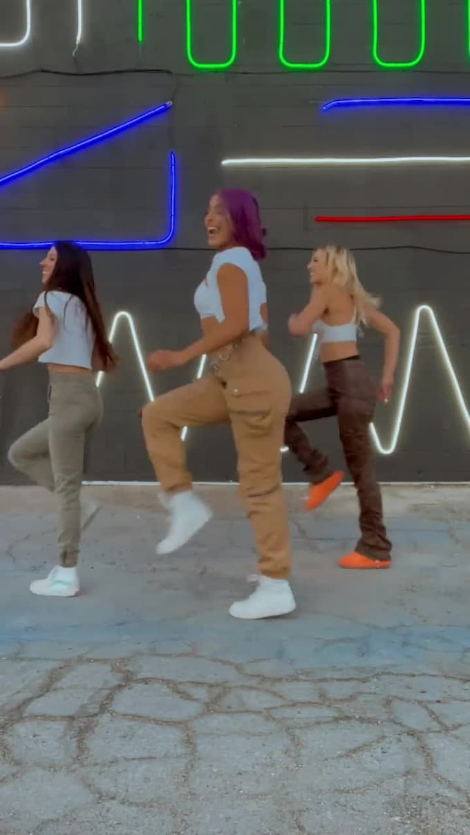 Create stunning tiktok group dance video, group dance, dance video to ...