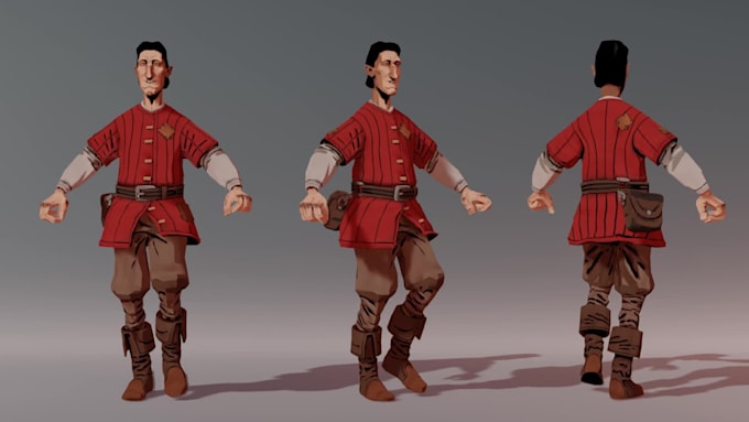 Create game ready stylized characters by Martinkyul | Fiverr