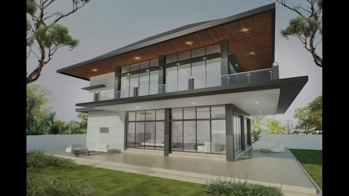 Do 3d modeling, rendering of interior and exterior architecture of buildings by Kmdesigns101 ...