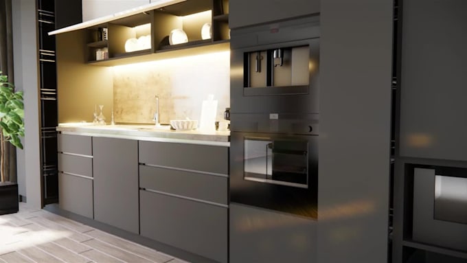 Design your kitchen with materials cut list and3d visuals by Italian ...