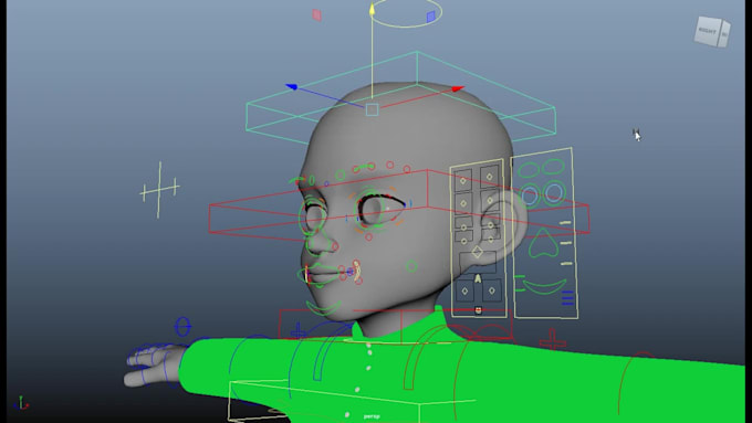 Do quick 3d character or prop rigging by Taka_visual | Fiverr