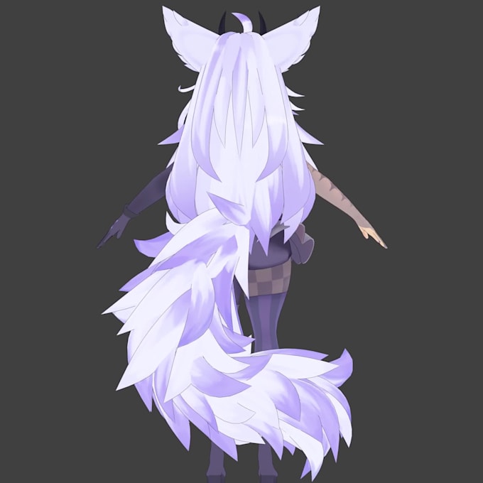 Draw and rig 2d vtuber model, vtuber rigging, live2d model, vtuber png ...